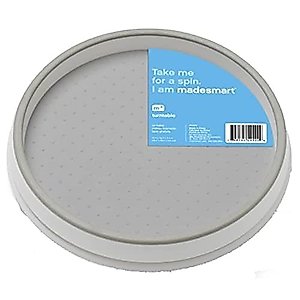 Madesmart White 1.5 in. H x 10 in. Dia. Plastic Turntable