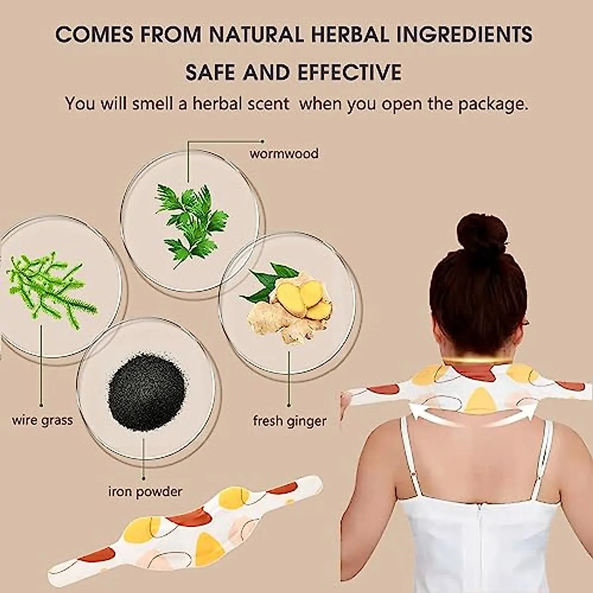 KKSS 12PCS Heating Pad,Pain Relief Patches for Neck, Knee, and Upper or Lower Back Pain, Air-Activated Heat Pads for Menstrual Cramps, Stiffness, Sprains, and More, Stick to Skin