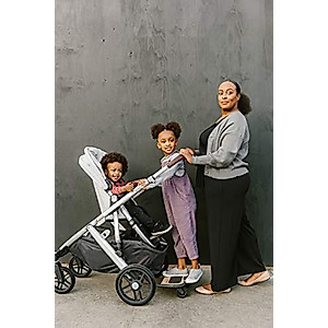 UPPAbaby Vista V2 Stroller - Alice (Dusty Pink/Silver/Saddle Leather) + Piggyback for Vista & Vista V2