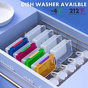 12oz Small Food Storage Containers with Lids Airtight BPA Free To Go Fruit BPA Free for Chia Jam Snack Yogurt 4 SETS 1.5Cup