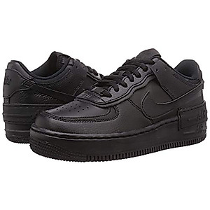 Nike Womens Air Force 1 Low Shadow WMNS CI0919 001 Triple Black - Size 7W