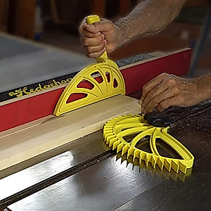 The Hedgehog Push Block For Table Saws, Router Tables, and Jointers - Offset Handle Push Stick
