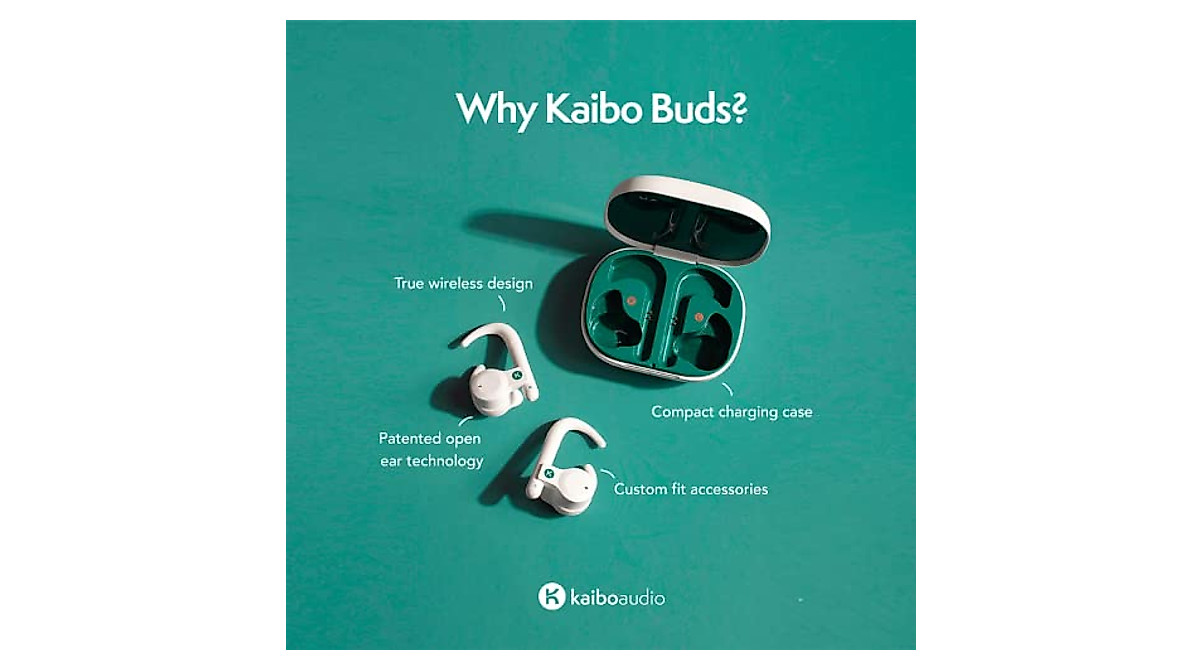 Kaibo Buds Bone Conduction Headphones - Wireless & Water-Resistant