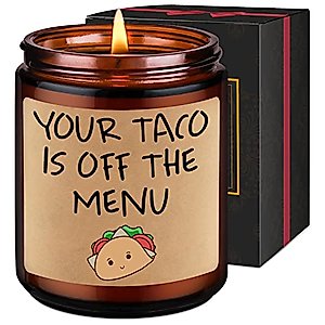LEADO Scented Candles - Funny Engagement Gift, Bridal Shower Gift, Taco Candles - Engagement Gifts for Women, Couples, Newly Engaged Friends - Wedding Gifts, Bachelorette Gifts for Bride, Bride to Be