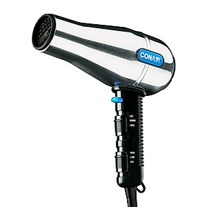 Conair 141WRW Full Size Brushed Metal Salon-Style Hair Dryer - 1875W