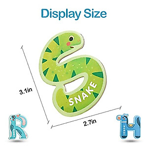 Wooden Magnetic Letters