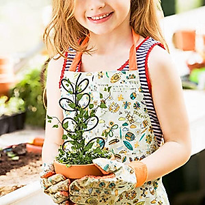 Tuitessine Leaf Shape Plant Trellis for Climbing Houseplant Trellis Indoor Garden Trellis Metal Wire Stake for Potted Plant Houseplant Lover Gift Set of 4