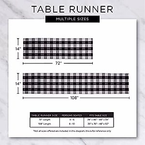DII Farmhouse Braided Stripe Table Runner Collection, 15x108 (15x113, Fringe Included), Stone