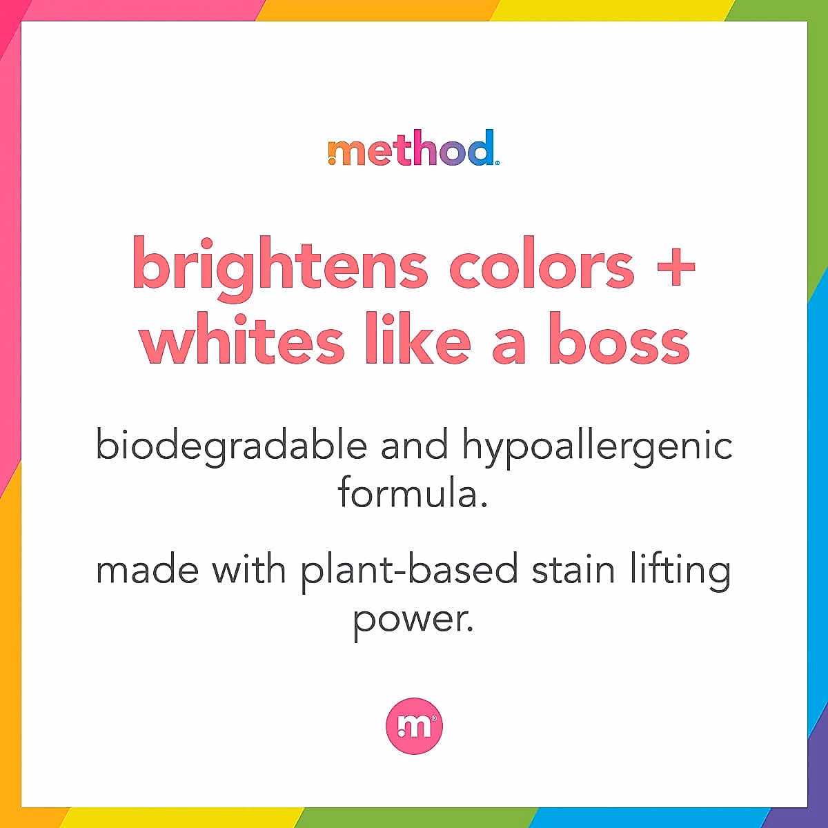 Method Liquid Laundry Detergent, Lavender + Cypress, 66 Loads Per Bottle, Biodegradable Formula, Plant-Based Stain Remover, 53.5 Fl Oz (Pack of 1)