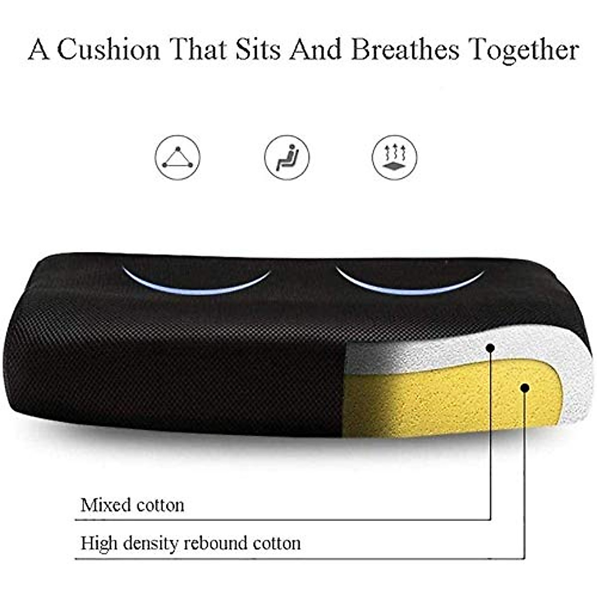 MayNuo Office Chair Gaming Chair Computer Chair Mesh Office Chair Seat Swivel and Adjustable Ergonomic Desk Chair with Lumbar Support/Argento