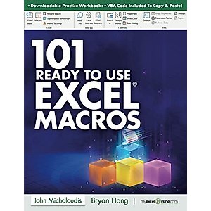 101 Ready To Use Microsoft Excel Macros (101 Excel Series)