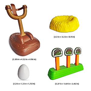 ROLOSO Newly Licensed Angry Birds Toys Playsets Build N’ Launch Construction Brick Assembly Building Blocks Sets Pig City Strike 2 Takedown Space Planet Game Catapult Slingshot Gift Box 20pcs