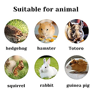 PINVNBY Hamster Bedding, 7OZ Natural Dried Flower & Herb Litter, Small Pet Bedding Small Animal Bedding Mate of Hamster Bedding for Gerbils Mice Lemming Degus (Flower & Grass)