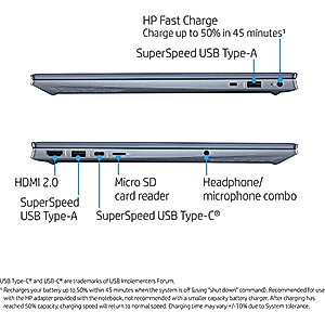 HP 2022 Newest Pavilion 15.6" FHD 1080P IPS Laptop, 8-Core AMD Ryzen 7-5700U(Up to 4.3GHz, Beat i7-1180G7), 32GB RAM, 1TB NVMe SSD, Numpad, HDMI, WiFi, USB-A&C, Fast Charge, Audio by B&O, Win11