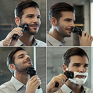 Panasonic Electric Razor for Men, Electric Shaver, ARC6 Six-Blade Electric Razor with Pop-Up Trimmer, ES-LS8A-K (Black)