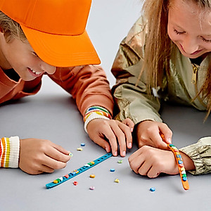 LEGO DOTS Adventure Bracelets 41918 Top DIY Craft Bracelet Toy Kit for Kids, New 2021 (34 Pieces)