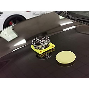 Momo's Garage® Carnauba Wax Varnish Quick Sealing Gloss Booster High Gloss Includes Pad + Microfibre Cloth Car Wax