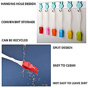 30 PCS Mini Pastry Brush for Baking - Portable Silicone Basting Brush for Cooking - Premium Food Brush for Sauce, 3x17cm (A009)