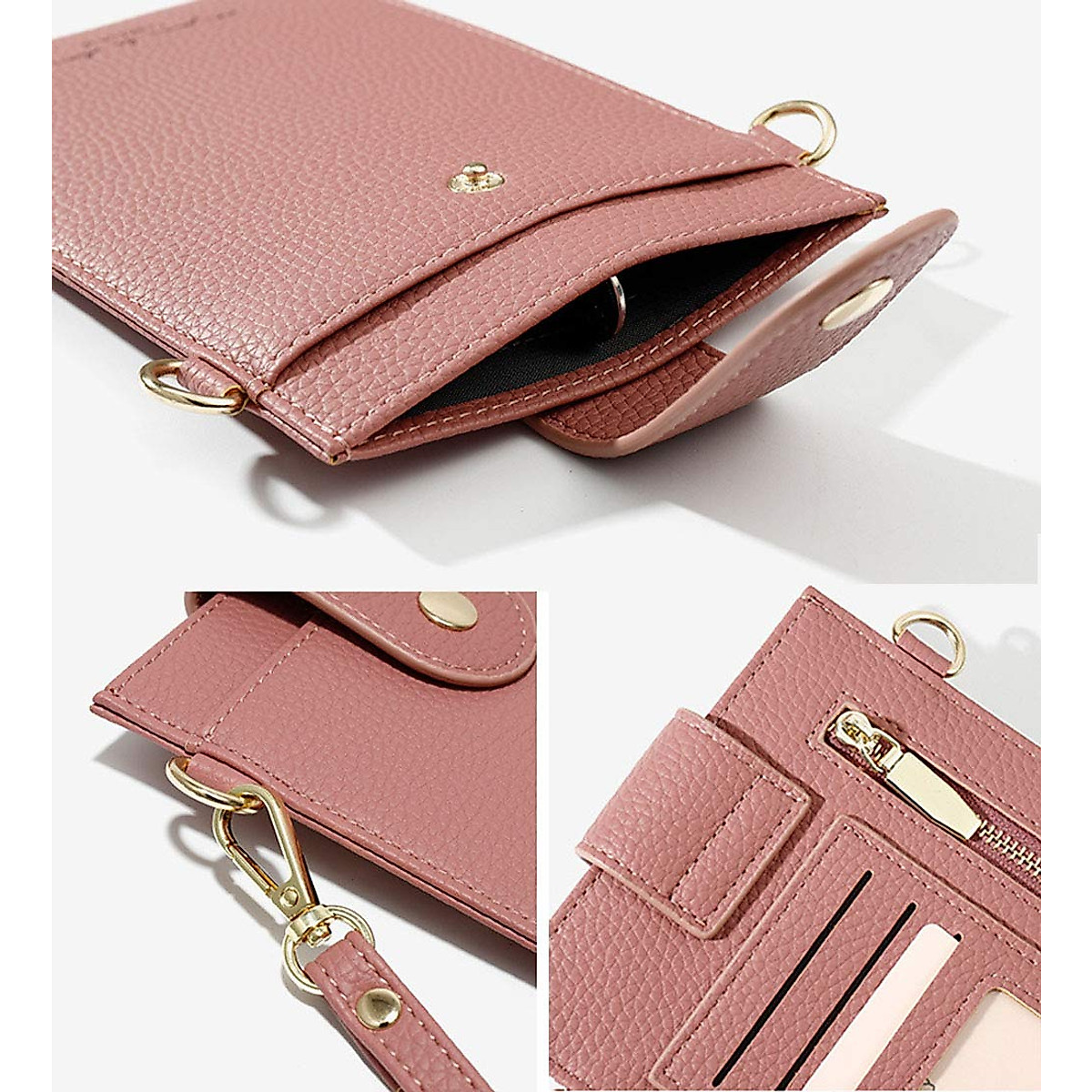 Womens Crossbody Cellphone Bag Small Shoulder Purse Card Holder Wallet Pouch