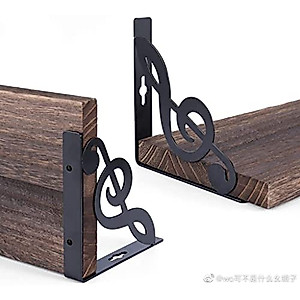 Floating Wall Shelves Set of 3, 16-Inch Solid Wood Floating Shelves Cat Climbing, Wall Mounted Shelf Organizer for Living Room, Bedroom, Kitchen, Bathroom, Office (Carbonized-Brown)