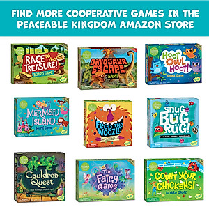 Peaceable Kingdom Mermaid Island Award Winning Cooperative Board Game for 2 to 6 Kids Ages 5+