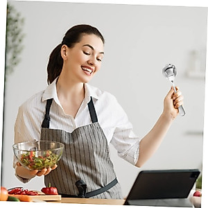 HOMSFOU Salad Spoons 2pcs s Serving Forks Appetizer Fork Salad Spoon Serving Spoon Salad Serving Utensils Korean Spoon Stainless Steel Fork Spoon Salad Fork European Style Ice Cream Child