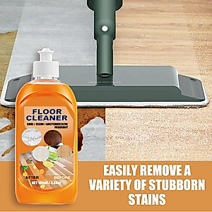 LONGLUAN Powerful Decontamination Floor Cleaner, Momeng Floor Cleaner Orange, Ondaum Floor Cleaner, Multipurpose Cleaning Concentrate, Natural Floor Cleaner for Mopping (2pcs)