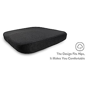 NNAA Orthopedic Cushion Ergonomic Chair Pad Memory Foam Seat Cushion Tailbone Sciatica Back Pain Relief Comfort Office Chair Car Seat Cushion Non-Slip style2