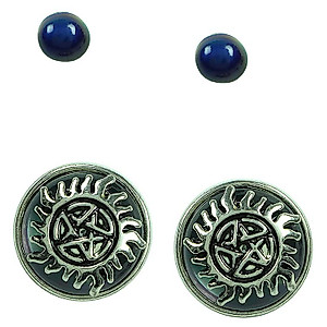 Supernatural Join The Hunt Earring Set, 4 Pack
