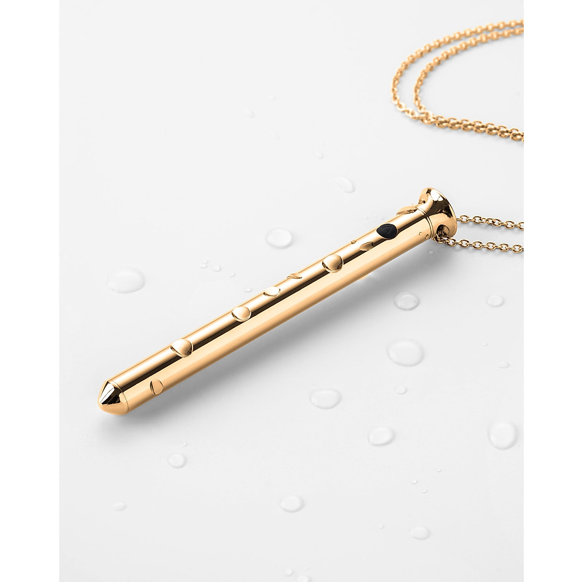Crave Vesper 2 Original Vibrator Necklace | Wearable Sex Toys Vibrating Necklace for Adults | Luxury Adult Toys & Adult Toy Accessories, Gold
