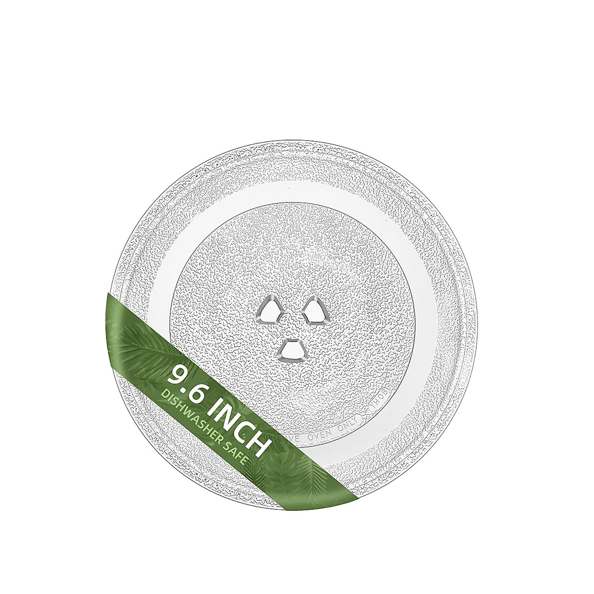 Gemroom 9.6" Small Microwave Glass Plate Replacement Universal Fit Farberware Galanz 245mm Microwave Turntable Tray, Also For 0.7 Cu.FT Retro Microwaves