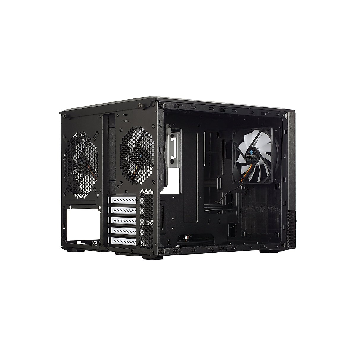 Fractal Design Node 804 No Power Supply MicroATX Cube Case FD-CA-NODE-804-BL, Black