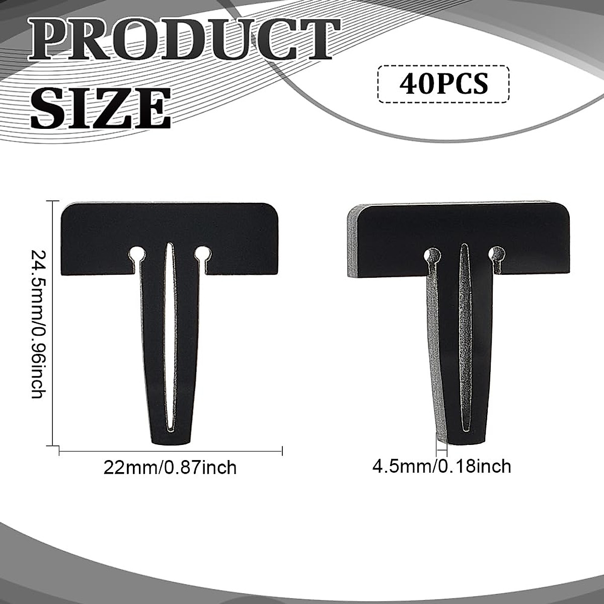 BENECREAT 40Pcs Acrylic Honeycomb Tray Pins, 0.86x0.96inch Laser Engraving Crumb Tray Pins Hold Down Pins with Laser Cutter and Engraver Machine for Accessories Compatible