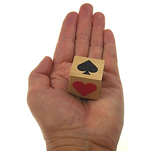 Hickoryville Trump Suit Marker Indicator for Euchre Bridge Pinochle and Other Card Games Large Pips 1.2"