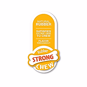 Nylabone Rubber Camo Bone Strong Chew Dog Toy Duck Medium/Wolf (1 Count)