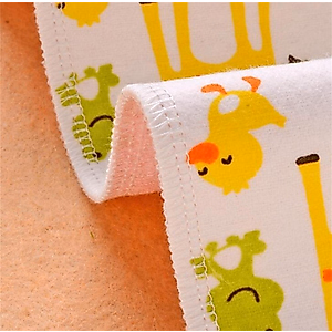 4pcs Pack Monvecle Baby Infant Cotton Waterproof Changing Pads Washable Resuable Diapers Liners Mats Small 18"x12"