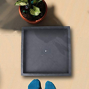 Holibanna Plant Stroller Plant Caddy Plant Caddy Movable Flower Pot Stand Square Flower Pot Mover Plastic Planter Pallet Dolly Caster with Wheels for Indoor Outdoor Resin Plant Pots Tray Food Tray