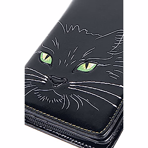 Nemesis Now Lucky Cat Purse 19cm Black, PU, 18.5cm