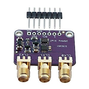 Gump's grocery Si5351A Signal Generator Clock Breakout Board 3.3/5V 25MHz 8~160MHz for Arduino