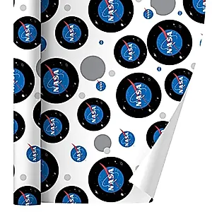 GRAPHICS & MORE NASA Official Meatball Logo Gift Wrap Wrapping Paper Roll