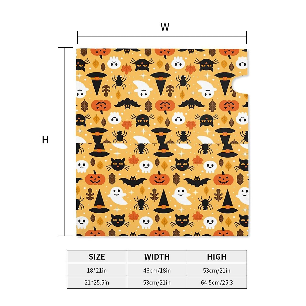 Joyidec Halloween Ghost Cat Mailbox Covers Magnetic Standard Size Waterproof Mailbox Wraps Post Letter Box for Courtyard Garden Yard Fence Decor 21x18 in