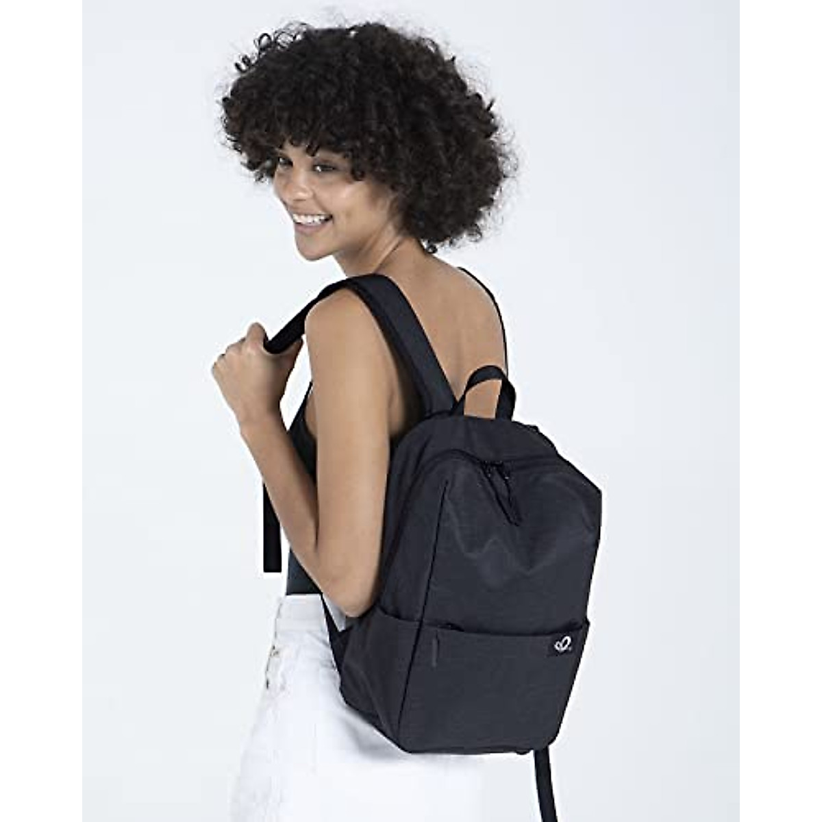 WATERFLY Mini Basic Lightweight Backpack: Simple Solid Color Lightweight Casual Everyday Backpack Small Basic Ultralight Travel Daypack For Woman Man Adult