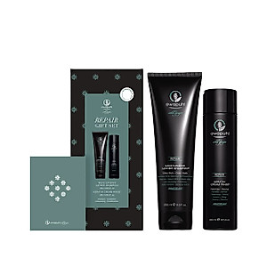 Awapuhi Wild Ginger by Paul Mitchell Repair Holiday Gift Set, Shampoo + Conditioner, For Dry, Damaged Hair