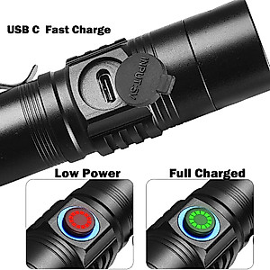 I0DO Blood Light for Tracking Deer,Blood Tracker Light for Hunting Flashlight-Rechargeable-USB C-Fast Charge