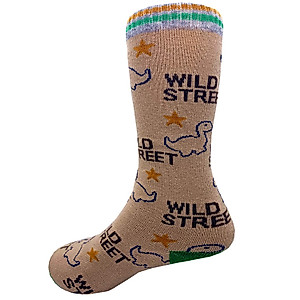 Czofnjesi Boys Knee High Tube Socks Dinosaur Comfort Cotton Stockings Socks 8 Pair Pack (4-8 Years, Navy Blue)