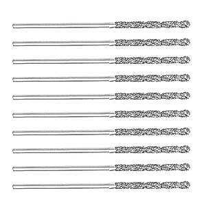 Auniwaig 1mm Diamond Twist Drill Bits High Speed Steel HSS Drill Bits for Glass Jewelry Beach Sea Shells Stone Gemstones Lapidary Ornament Bracelet Necklace Arts Crafts 10 Pcs