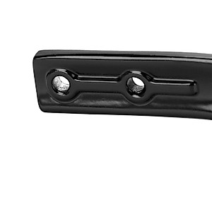 Sumnacon 2 Pcs Aluminum Alloy Curtain Holdbacks - Decorative Wall Mounted Drapery Tiebacks with Screws, Heavy Duty Window Treatment Holdbacks for Home Decor, Black