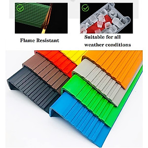 48Inch Stair Nosing, Vinyl Rubber Stair Edge Protector, Stair Nose Molding, Stair Edging, Stair Edge Trim Waterproof for Outdoor Indoor Brown