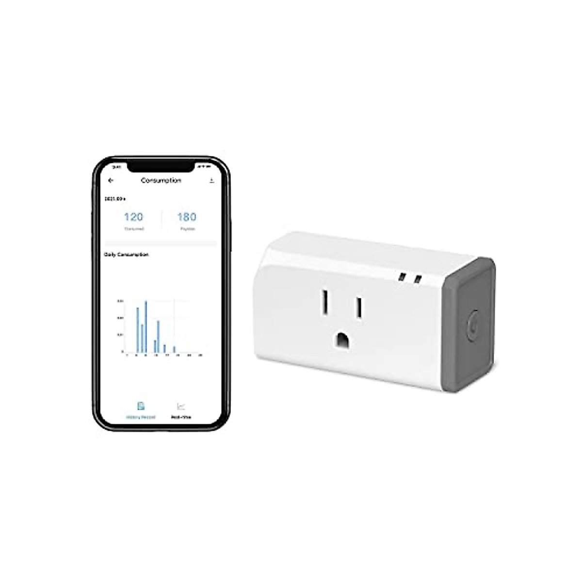 SONOFF S31 WiFi Smart Plug with Energy Monitoring, 15A Smart Outlet Timer Switch ETL Certified, Work with Alexa & Google Home Assistant, IFTTT Supporting, 2.4 Ghz Wi-Fi Only
