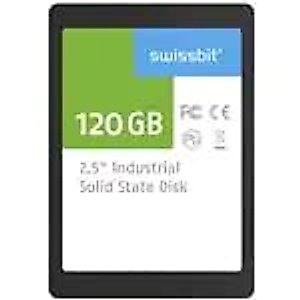 Swissbit SFSA120GQ1AA4TO-I-LB-226-STD, Solid State Drive, 120GB, 5V, 2.5” SATA SSD, X-60 MLC -40/+85C
